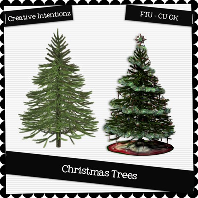 Nikki's Test Blog: *NEW* Christmas Trees CU Freebie